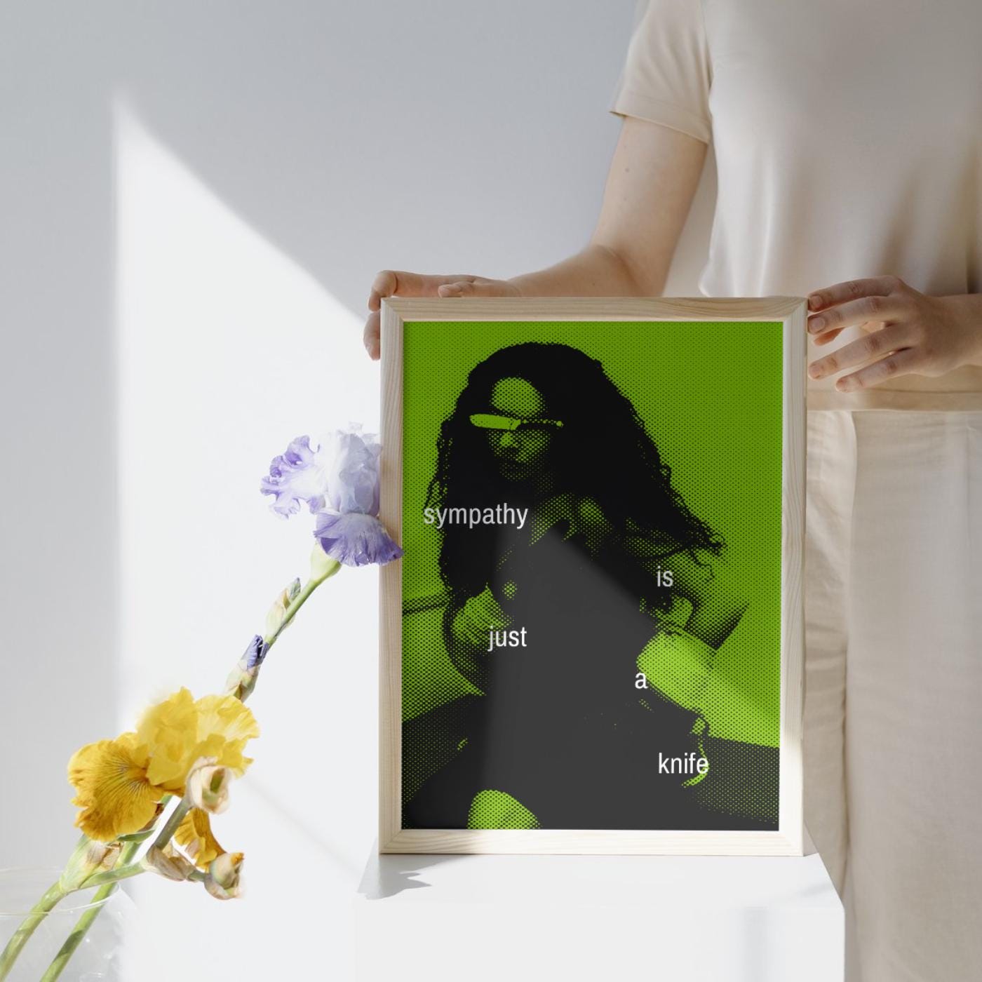 Charli XCX Brat Poster, Apple, Brat Green, Brat Summer, Green Poster ...