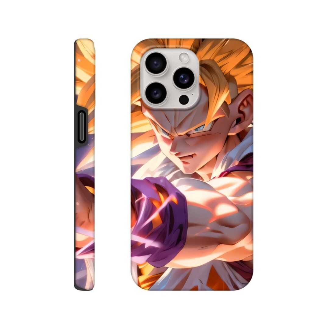 Goku Saiyan Fanart Manga Anime Tough Case - Etsy