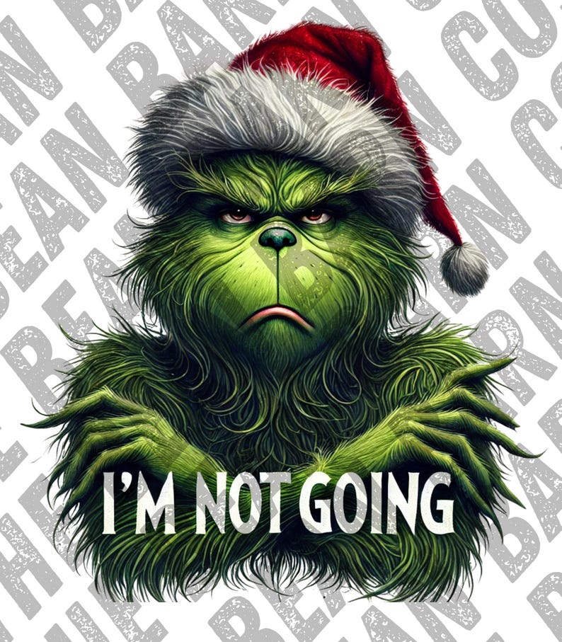 Best Seller Grinch PNG Bundle | 5-pack Christmas Digital Download ...