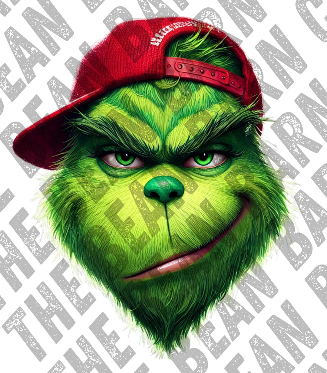 Grinch Face PNG - Mischievous Green Grinch Digital Download - Etsy
