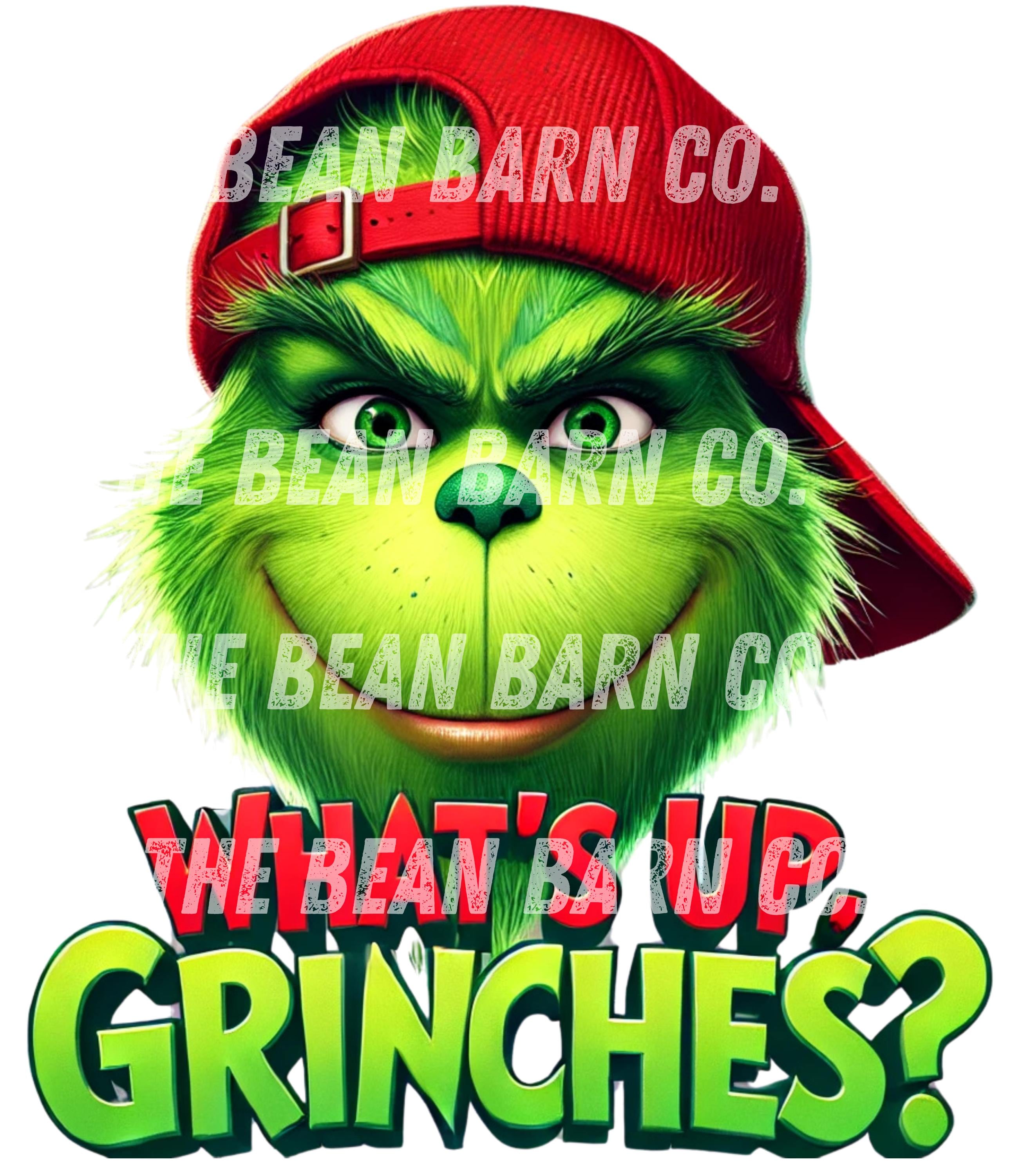 What's Up, Grinches? Backwards Cap Grinch Digital Design - Fun ...