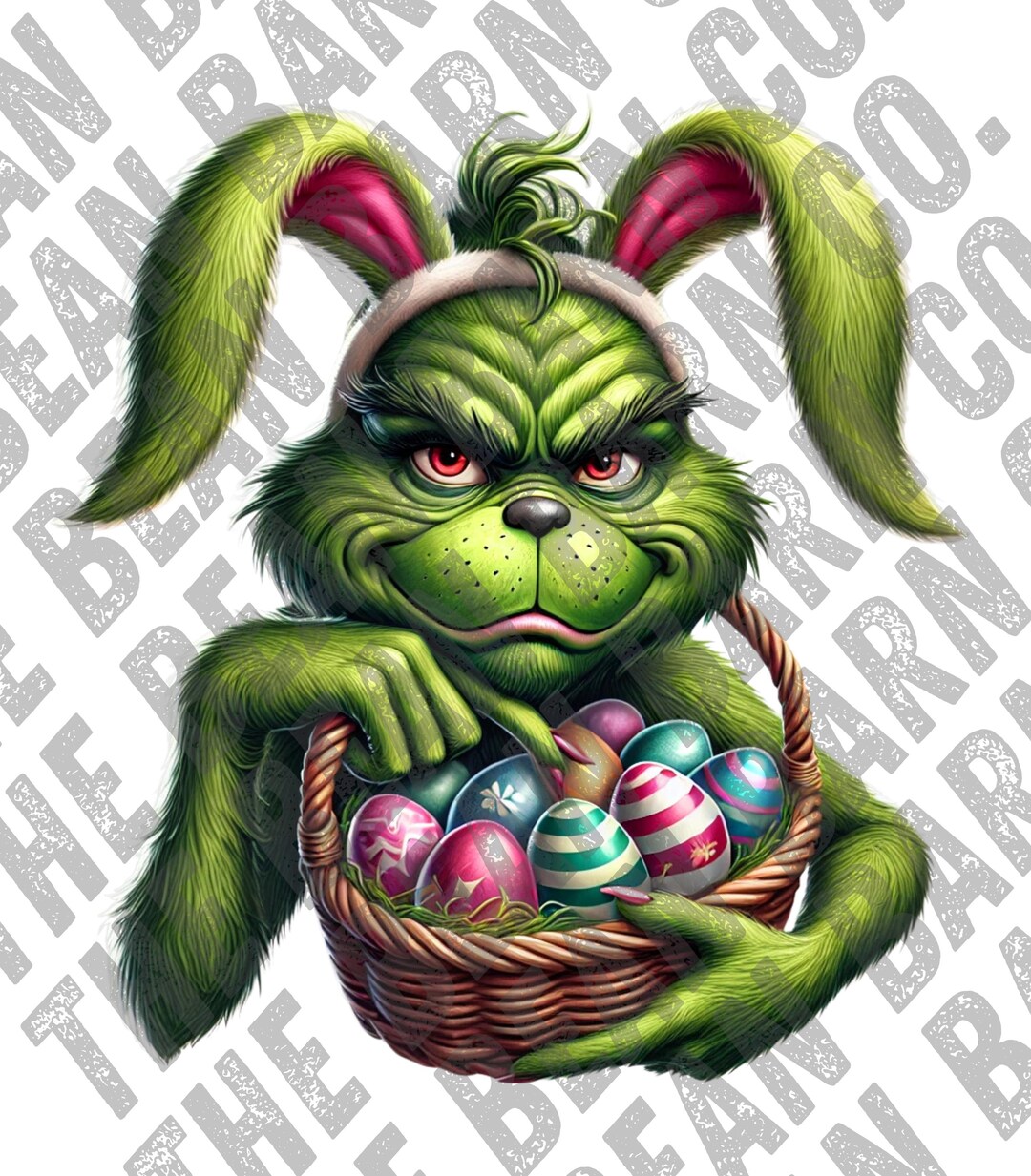 Bunny Grinch Easter PNG - Digital Download - Etsy