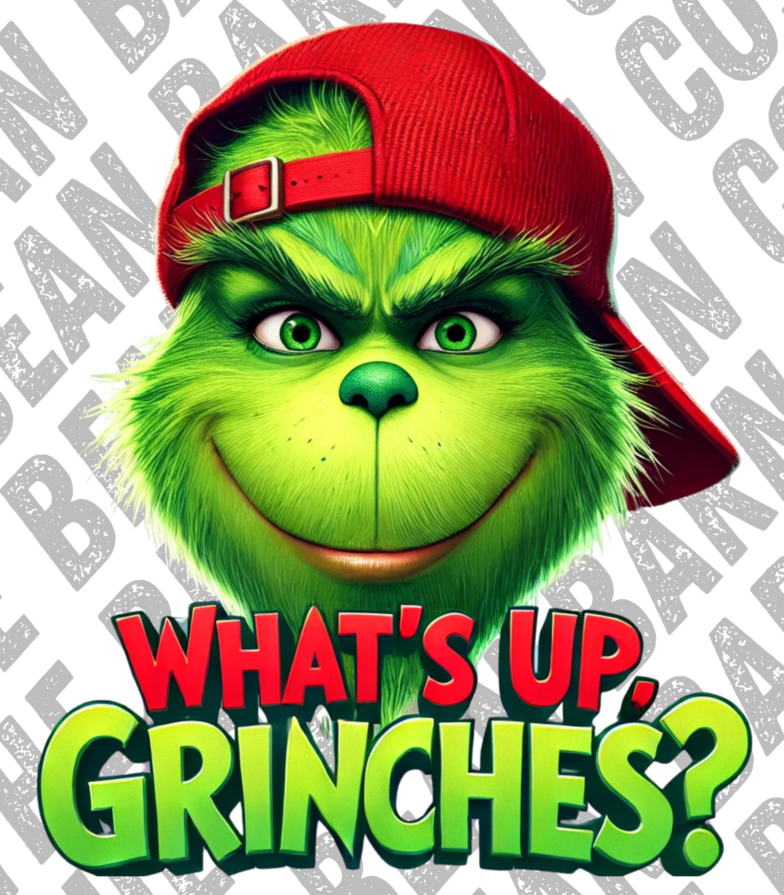 What's Up, Grinches? Backwards Cap Grinch Digital Design - Fun ...