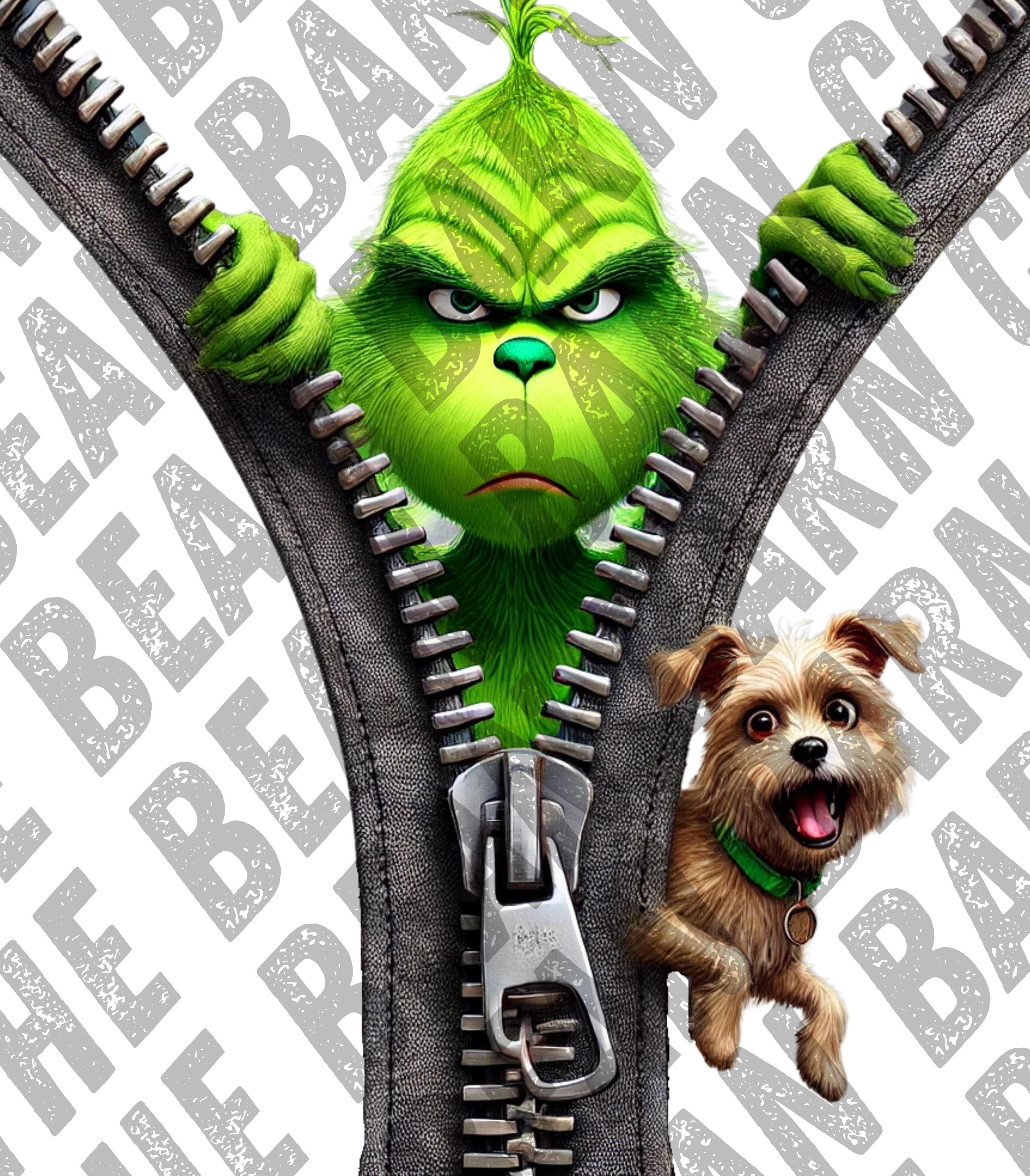 Grinch and Max Peeking Out of Zipper - PNG Digital Download - Etsy