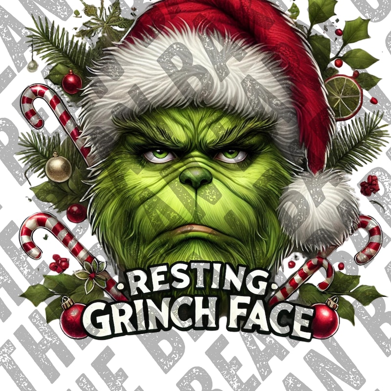 Grinch Face - Etsy