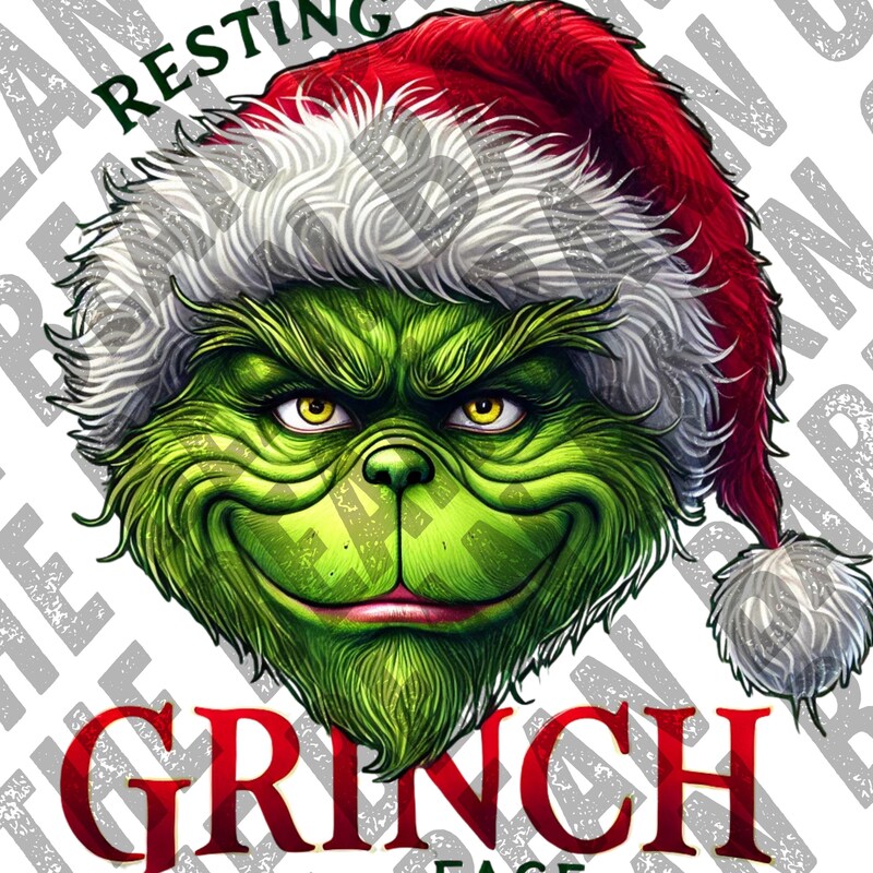 Grinch Face - Etsy