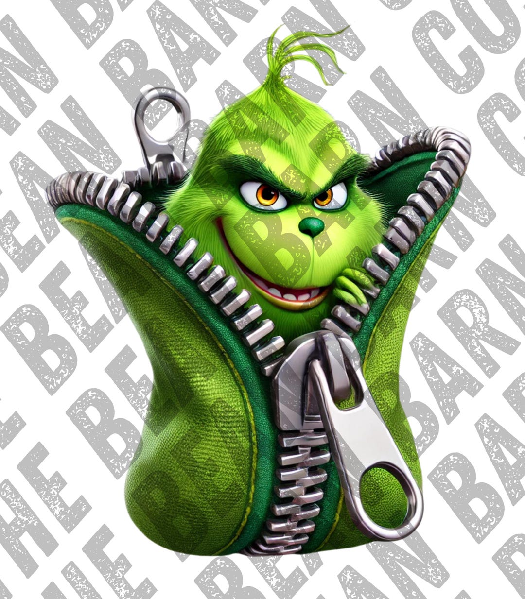Peek-a-boo Grinch PNG - Zipper Pouch Surprise - Digital Download PNG - Etsy