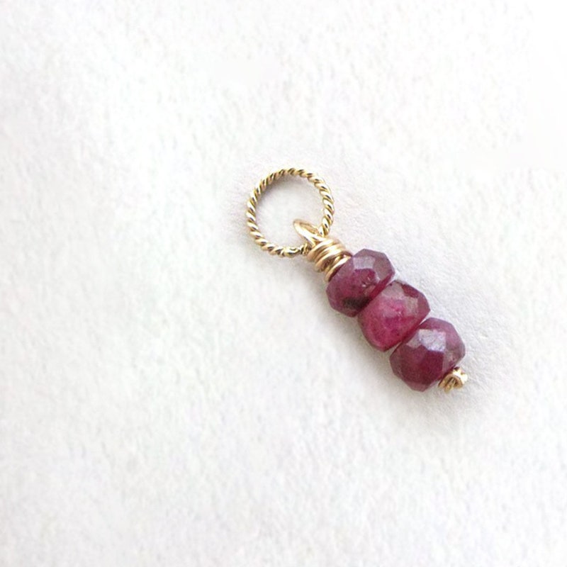 Ruby Pendant - Etsy