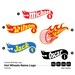Hot Wheels Custom Logo, Personalized Hot Wheels-themed Name and Age ...