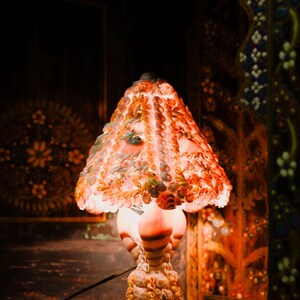 Seashell Handmade Table Lamp, Whelk Shell Lamp, Home Living Room ...