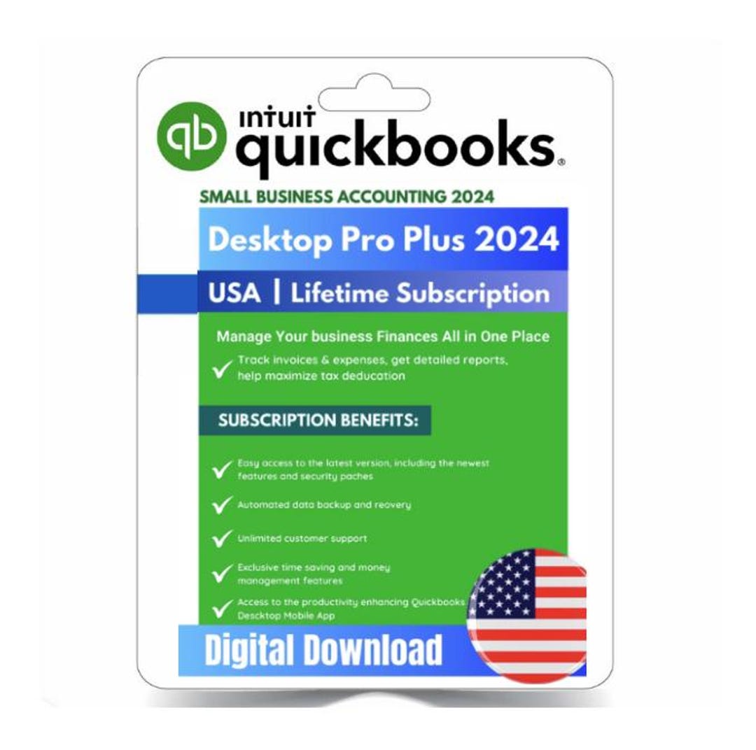 Quickbooks Desktop Pro Plus 2024 Official License Key for Windows ...