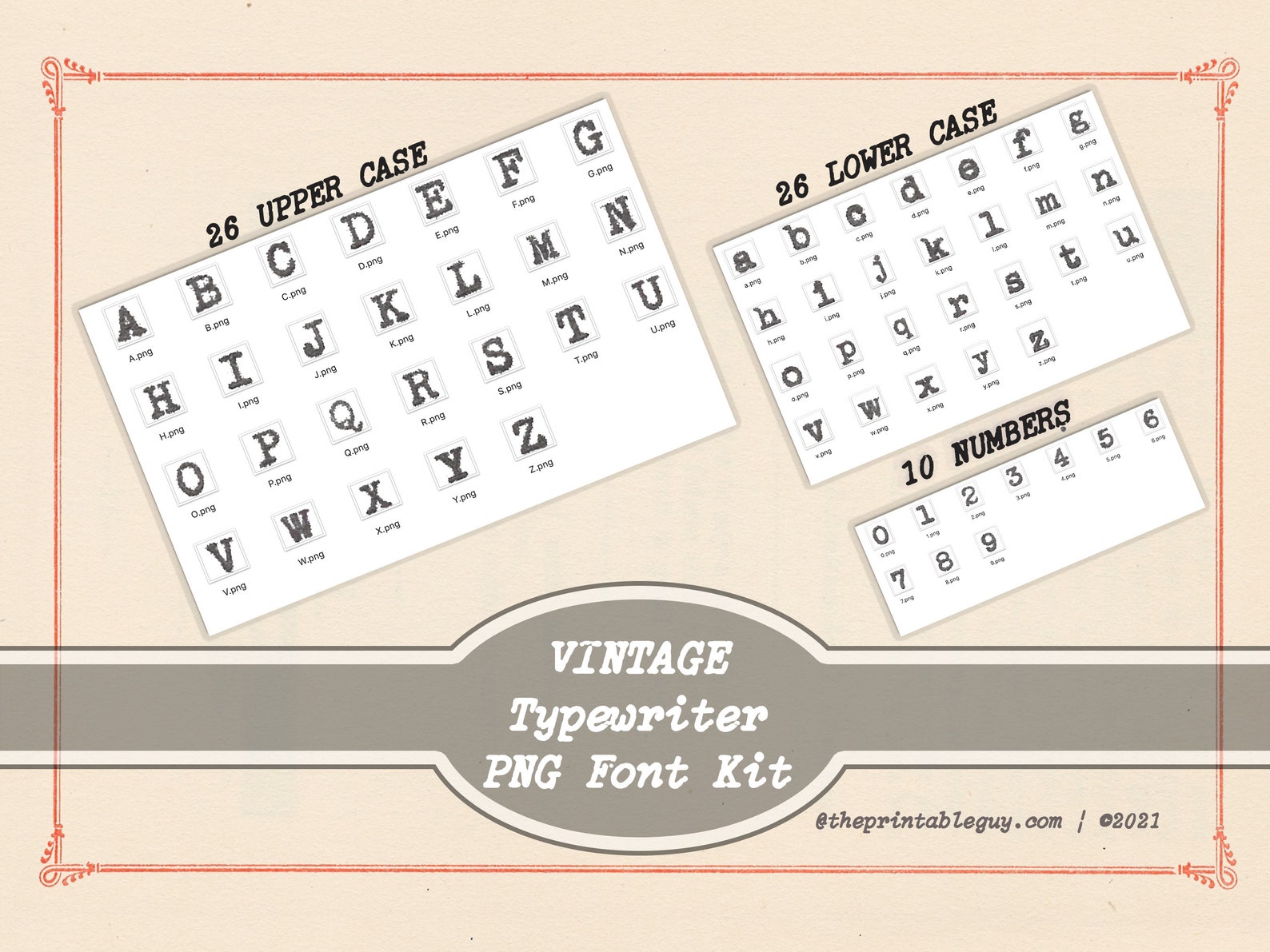 Vintage Typewriter, Unique Font, Ephemera, Mixed Media Journal ...