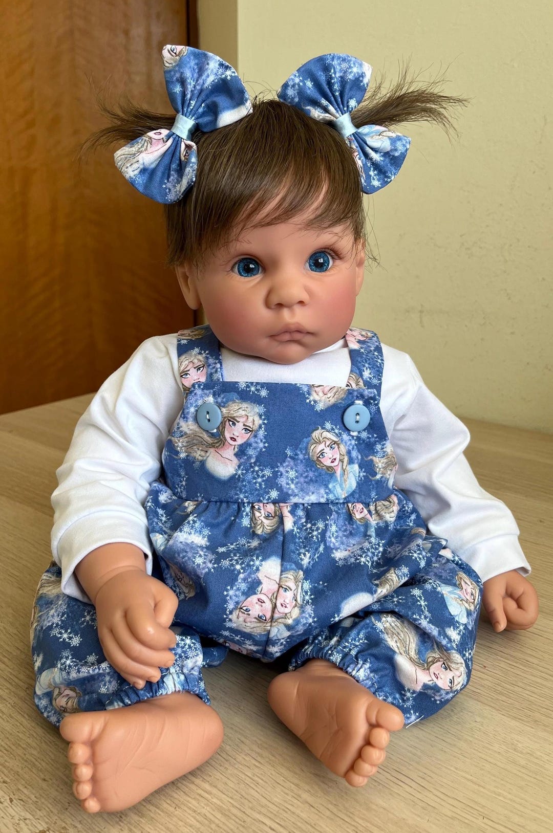 Winter “frozen” Overalls Set for Lee Middleton 19-21" Newborn/21 ...