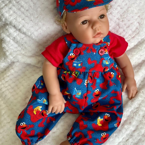 Elmo Overalls - Etsy