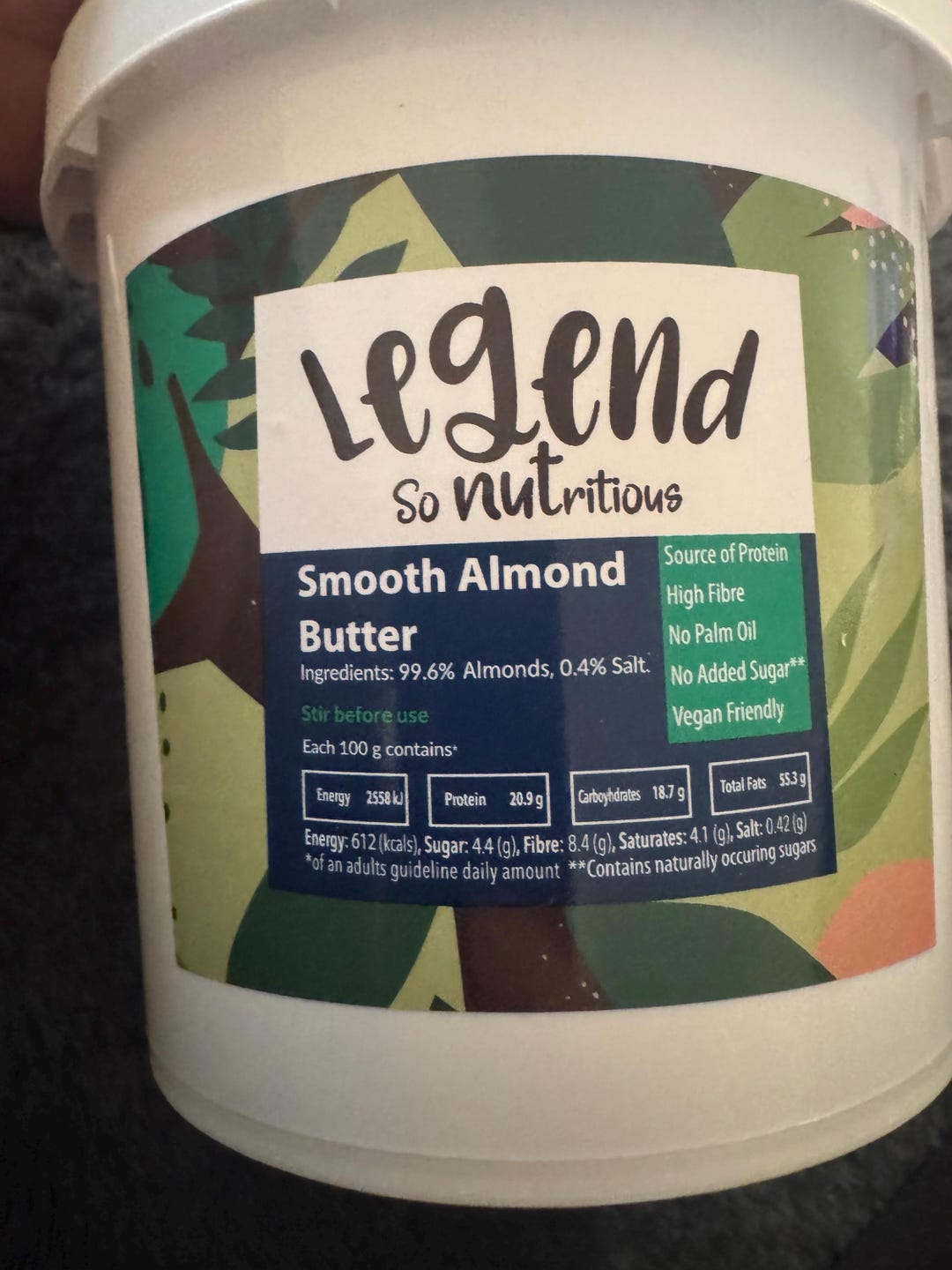 Legend so Nutritious Smooth Almond Butter - Etsy