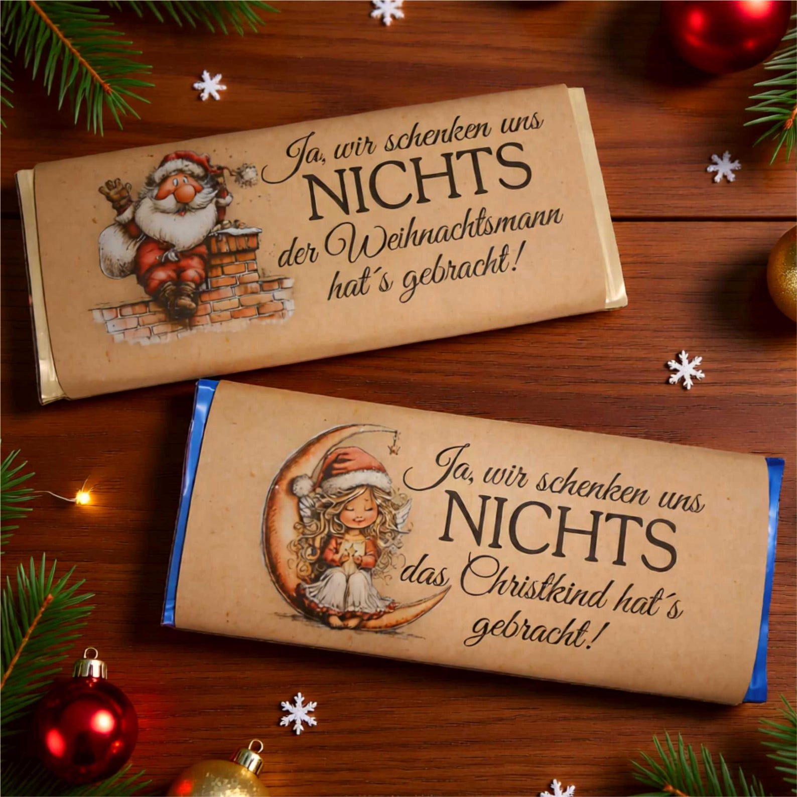 Printable Craft Template for Christmas Gifts, Small Gifts for ...