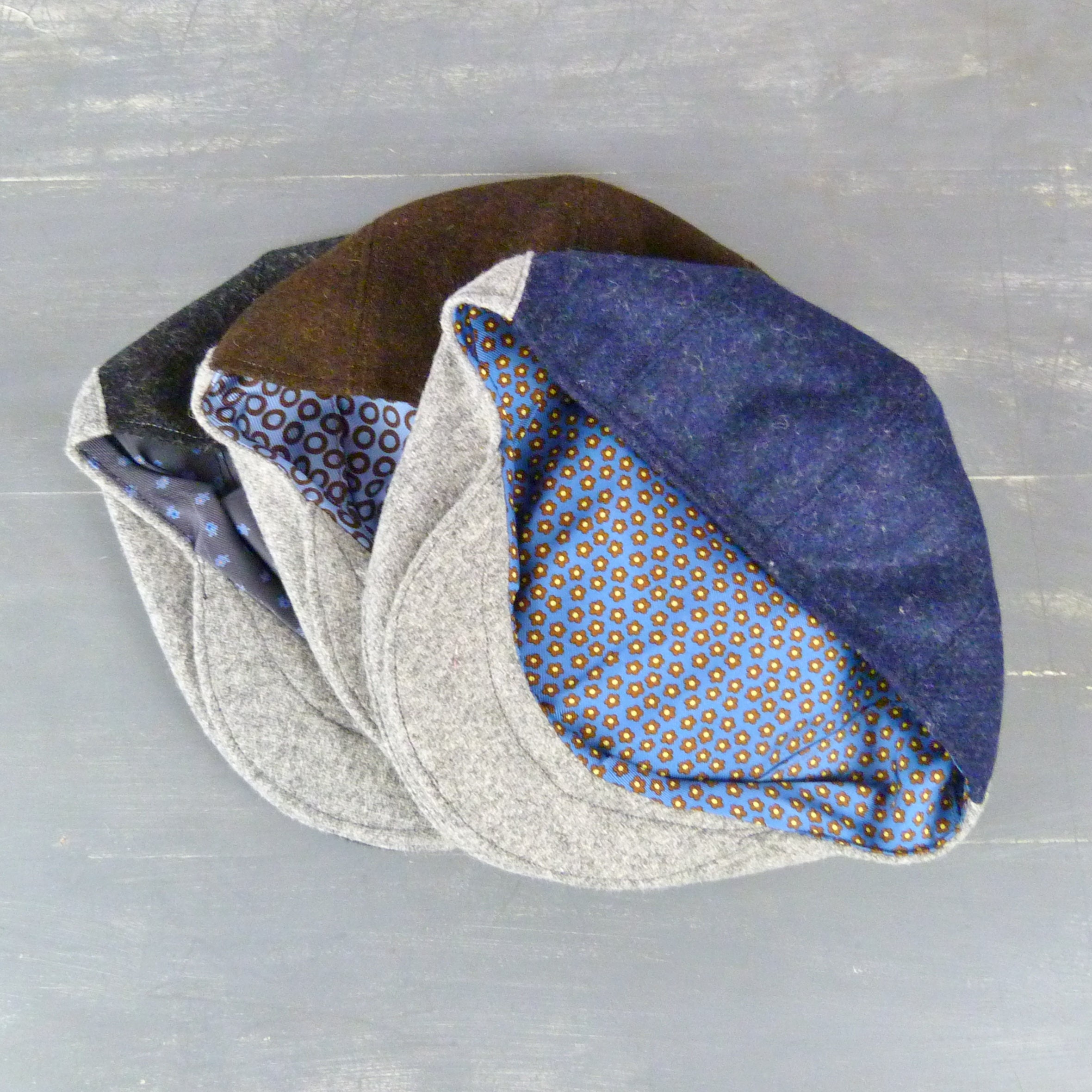 Eco Friendly Colour Block Flat Cap Contemporary Brown and - Etsy UK