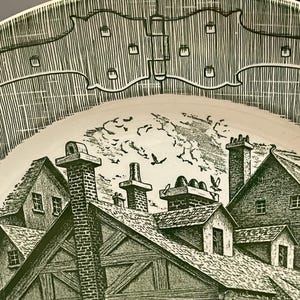 Vintage "the Old Curiosity Shop" Dinner Plates - U.S.A. - Etsy