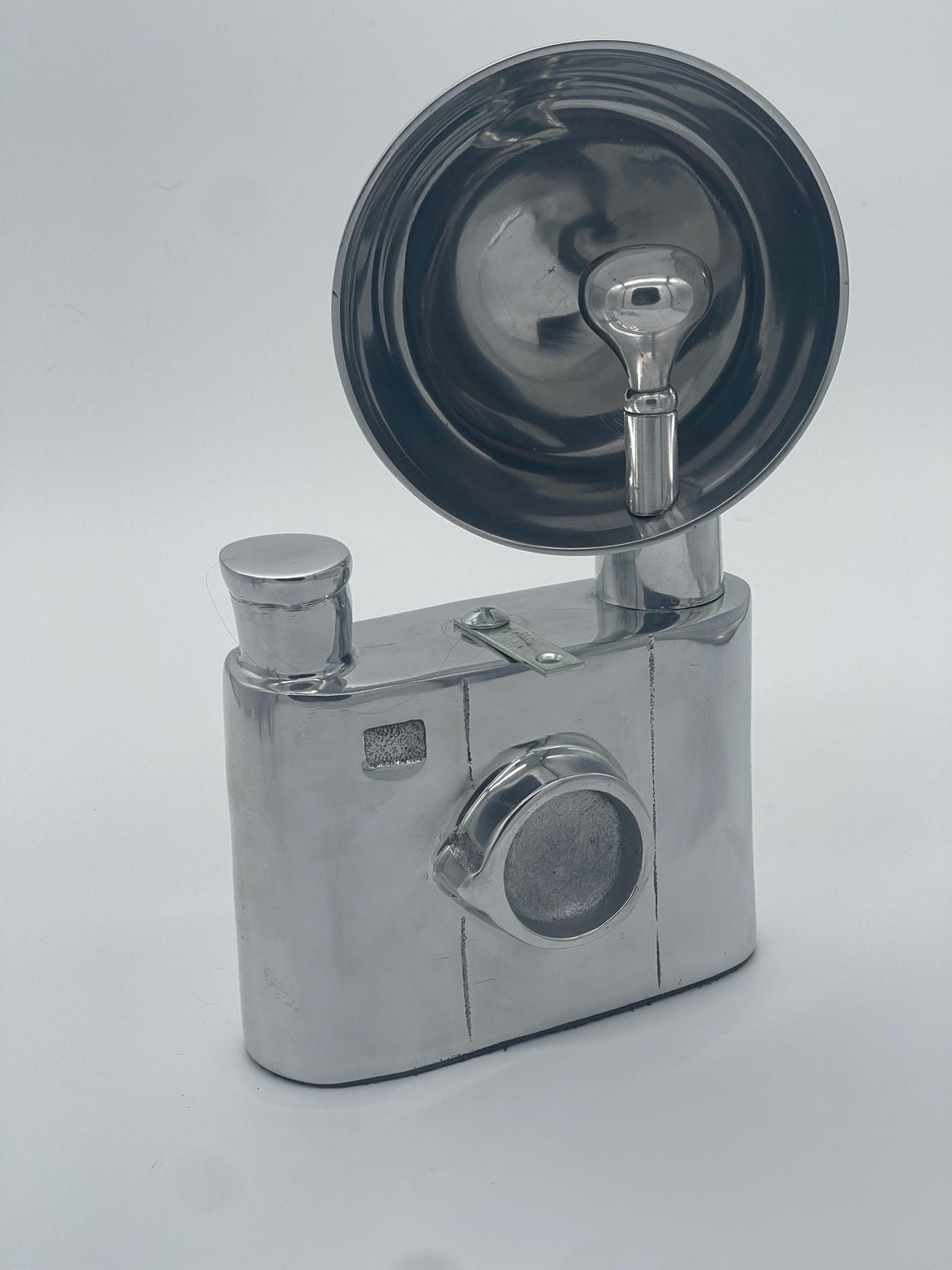 Cast Aluminum Vintage Camera Sculpture: Metal Camera Statue - Etsy