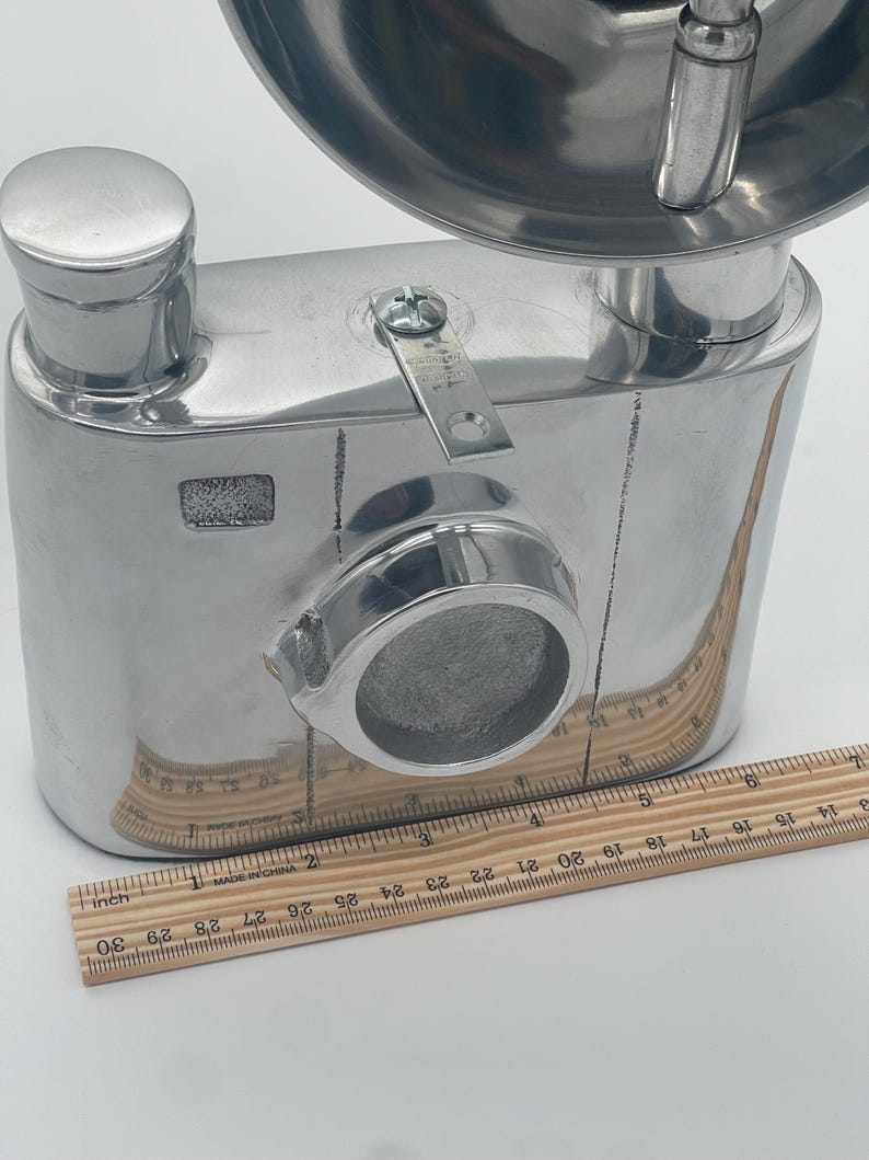 Cast Aluminum Vintage Camera Sculpture: Metal Camera Statue - Etsy