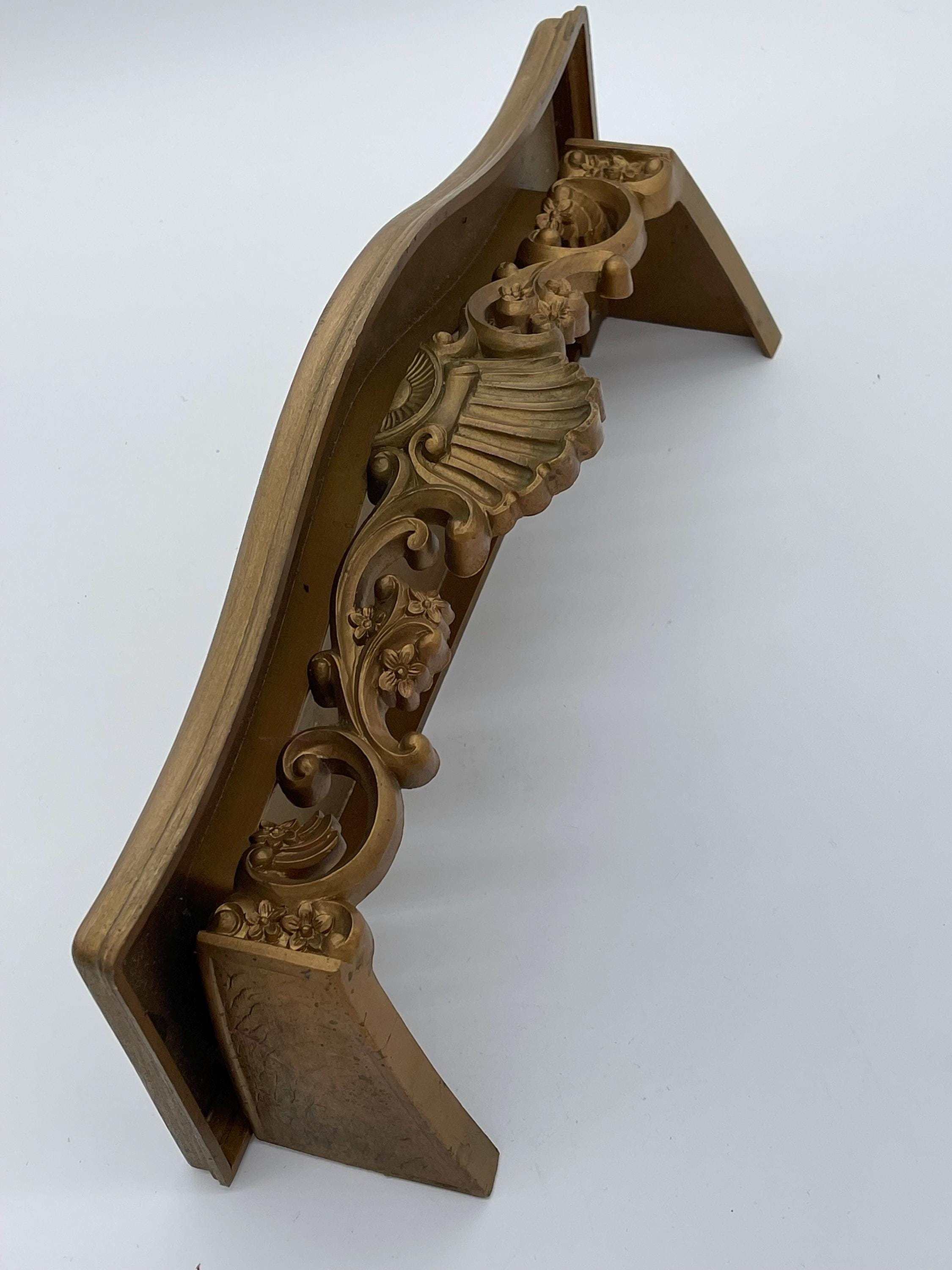 Vintage PLASTIC Homco Ornate Hollywood Regency Wall Shelf - Etsy