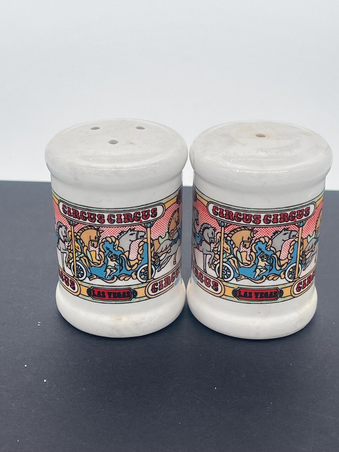 Vintage Salt and Pepper Shaker Set From the Circus Circus Hotel ...
