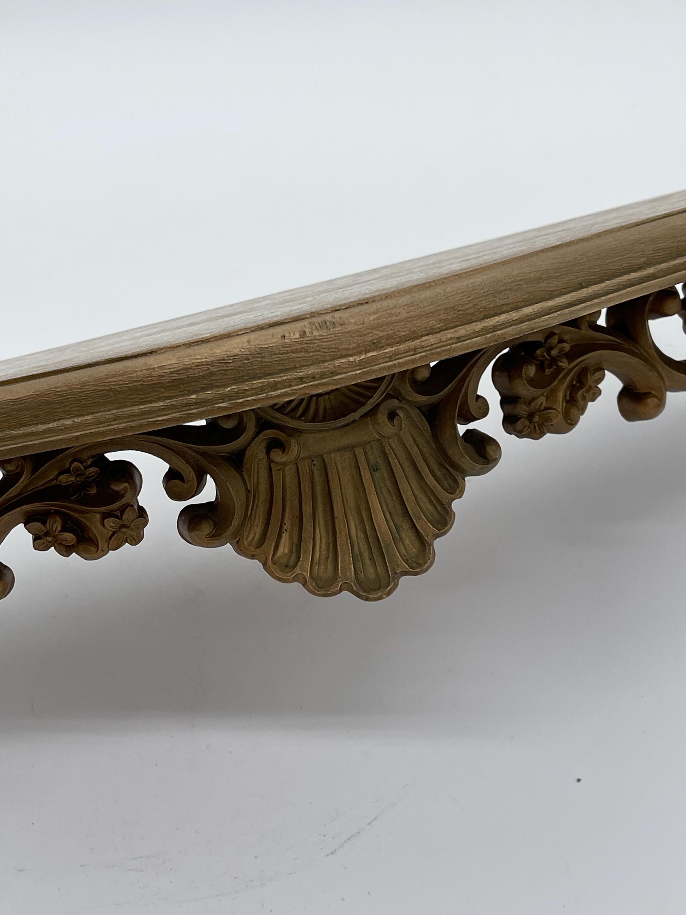 Vintage PLASTIC Homco Ornate Hollywood Regency Wall Shelf - Etsy