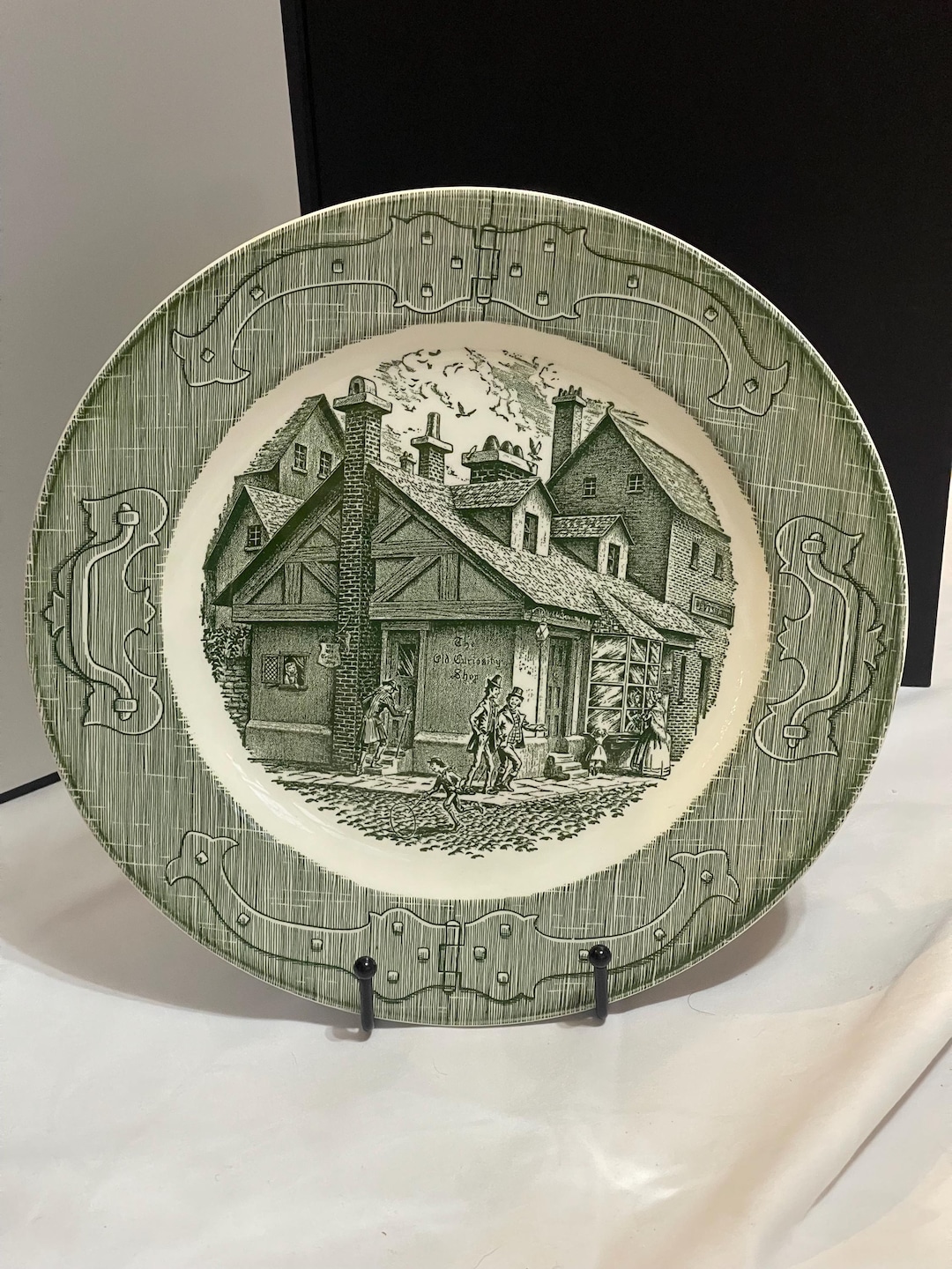 Vintage "the Old Curiosity Shop" Dinner Plates - U.S.A. - Etsy