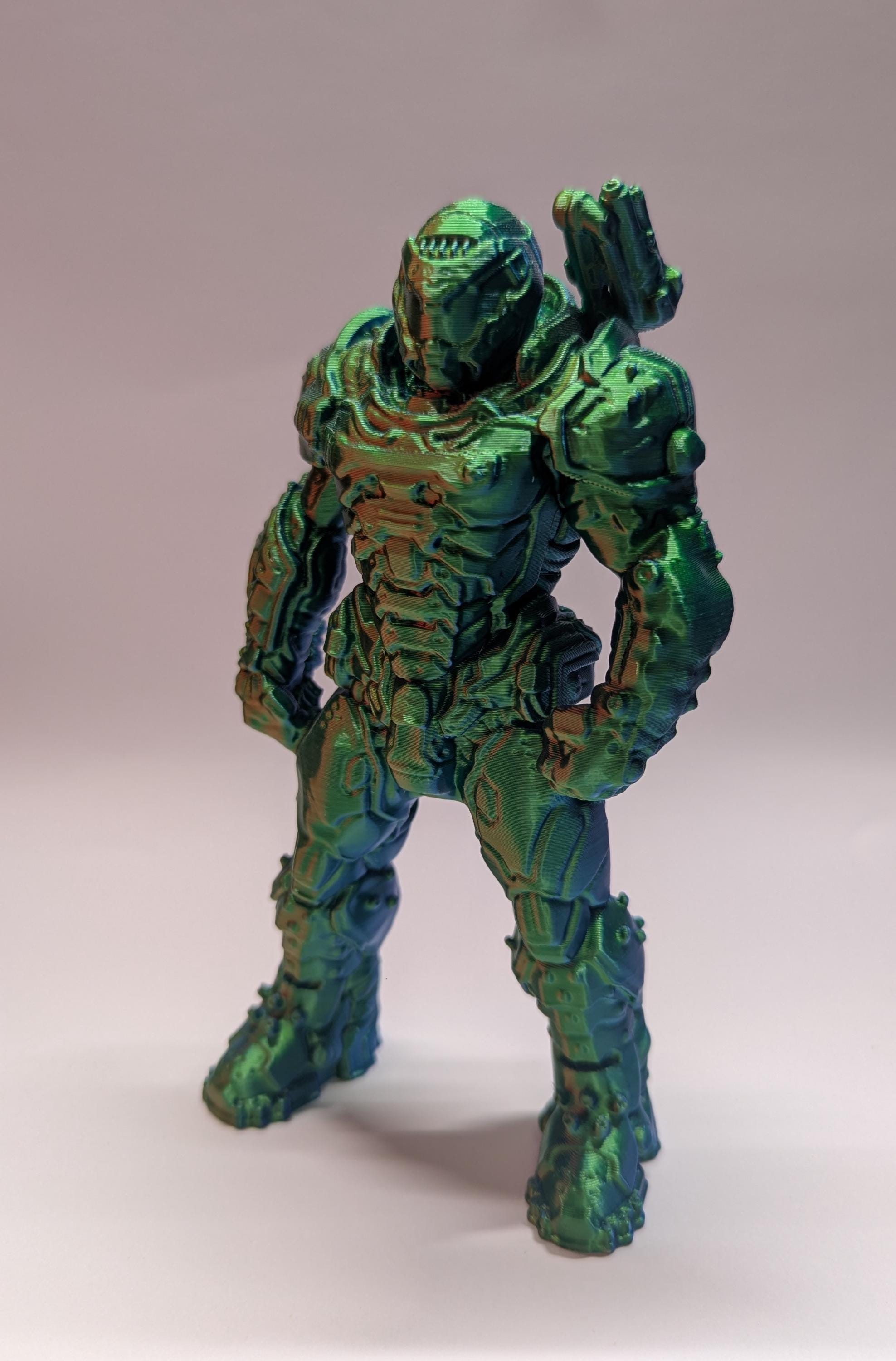 Doomguy/ Doom Slayer 3d Printed Miniature - Etsy