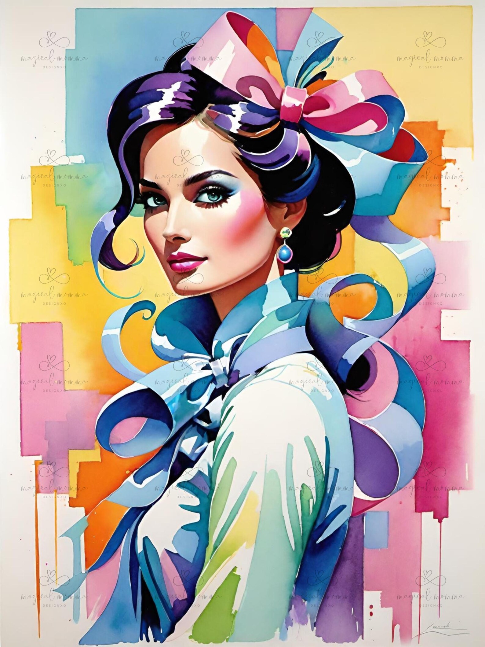 10 Vintage Glam Digital Art Prints 18x24 PNG, Home Office, Salon, Gift ...