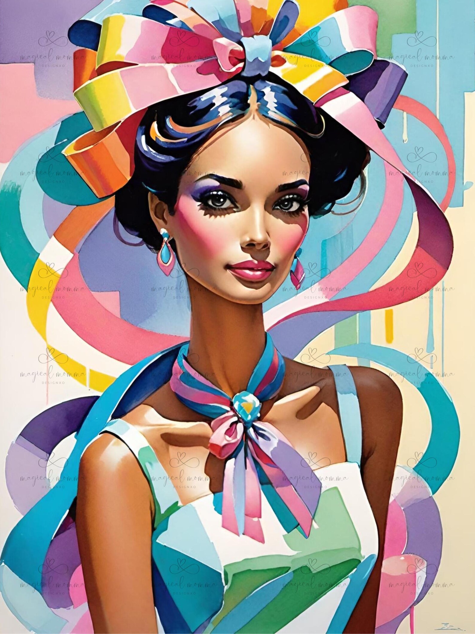 10 Vintage Glam Digital Art Prints 18x24 PNG, Home Office, Salon, Gift ...