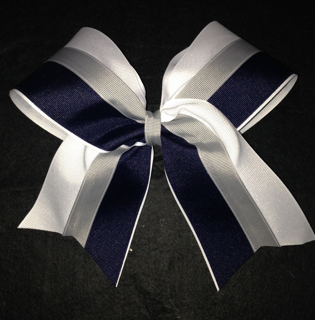 Tri Color 3" Texas Size Cheer Bow - Customizable - Squad Discounts 3 ...