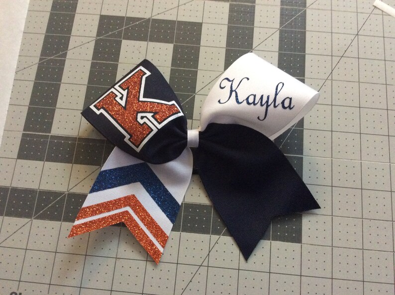 3 Personalized Custom Texas Size Cheer Bow Single - Etsy