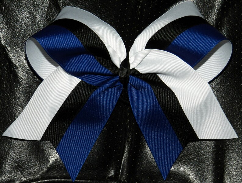 Tri Color 3 Texas Size Cheer Bow Customizable Squad - Etsy