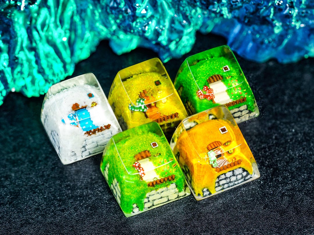 Hobbit House Artisan Keycap Combo, LOTR Fantasy Tiny Home Keycap ...
