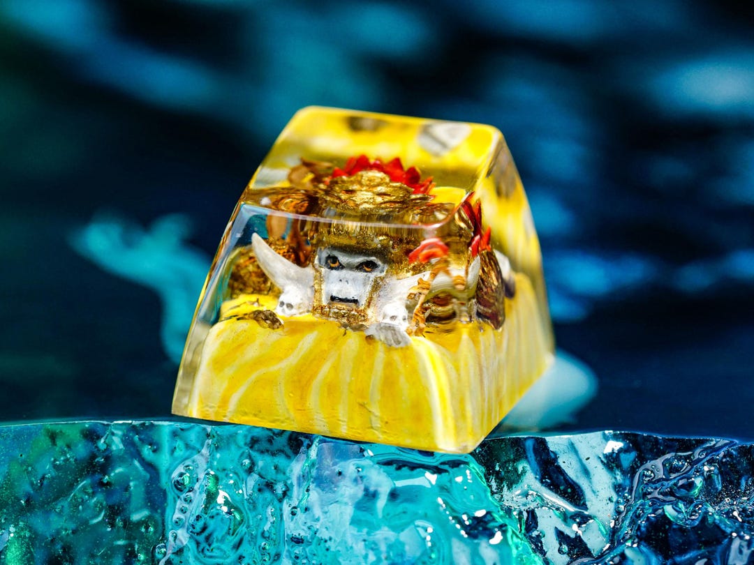 STARSCOURGE RADAHN, Artisan Elden Ring Keycap, Tarnished Helmet Gaming ...