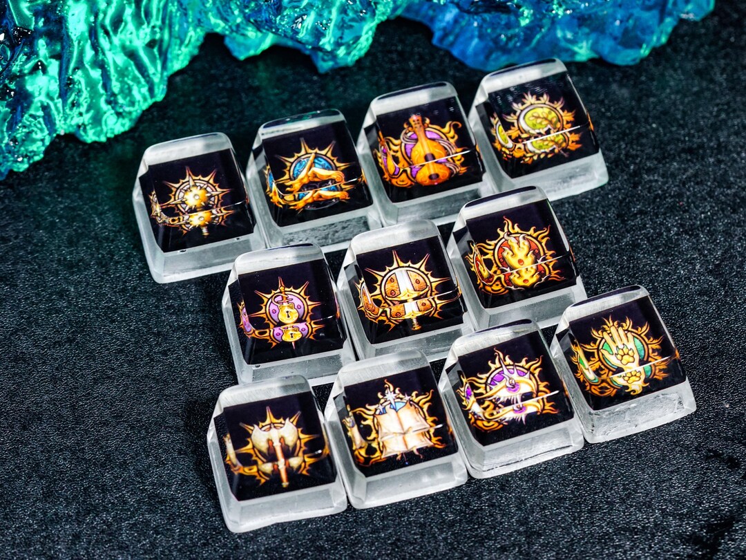 BG3 Class Keycap Combo, Baldur's Gate 3 Custom Gaming Keycap for ...