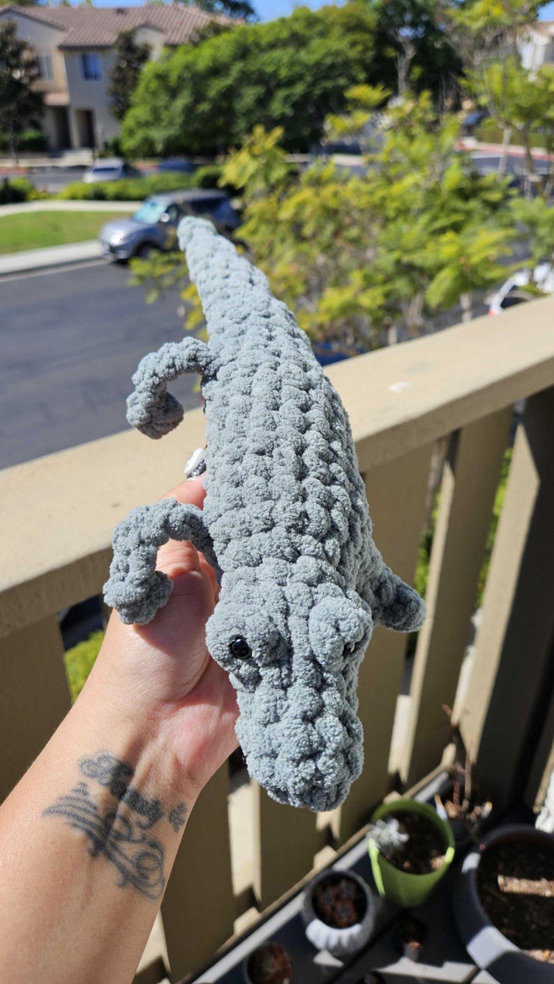 Alligator Amigurumi Crochet Plush Stuffed Animal Handmade - Etsy