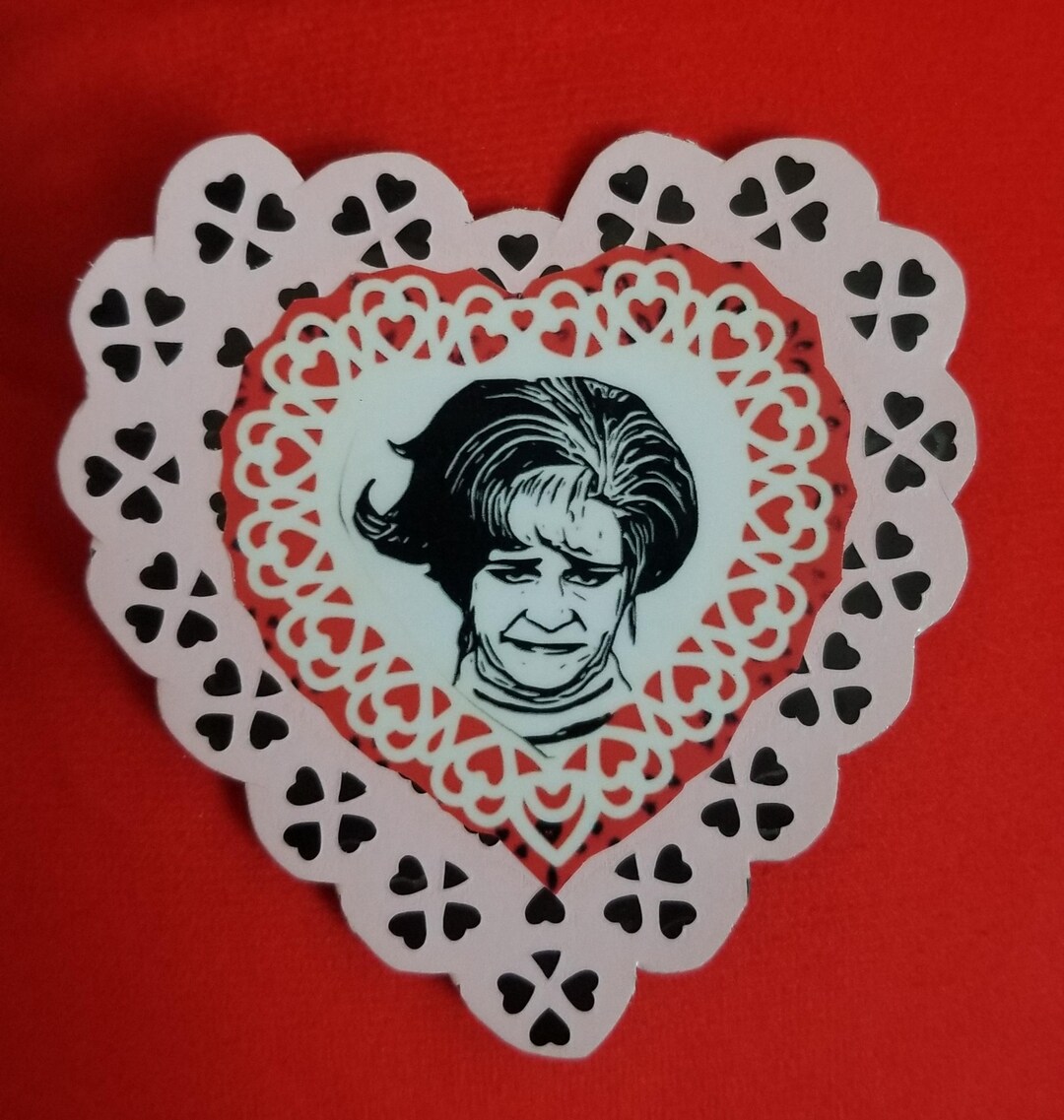 Handmade Jerri Blank Valentine's Day Heart Magnet - Etsy