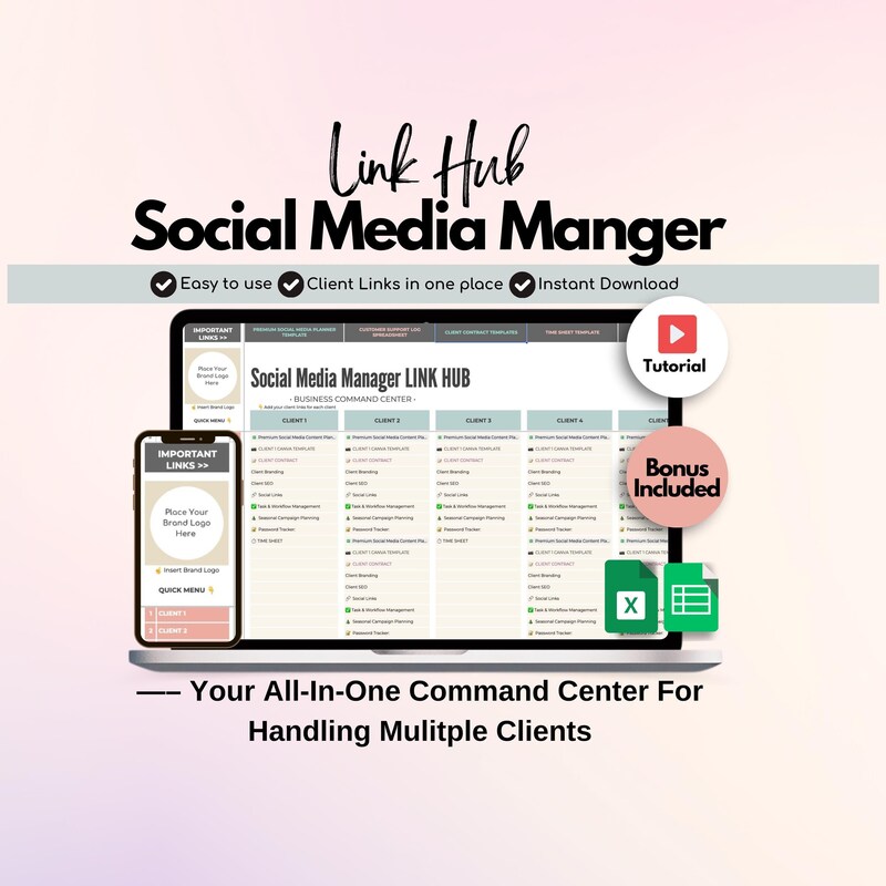 Client Hub Tracker - Etsy