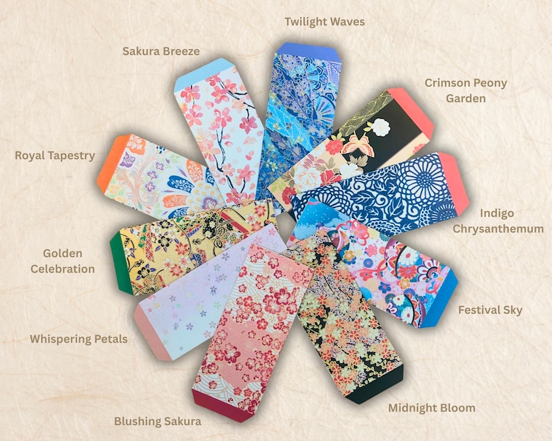 Japanese Printable Envelopes Set | 10 Traditional Designs | Digital ...