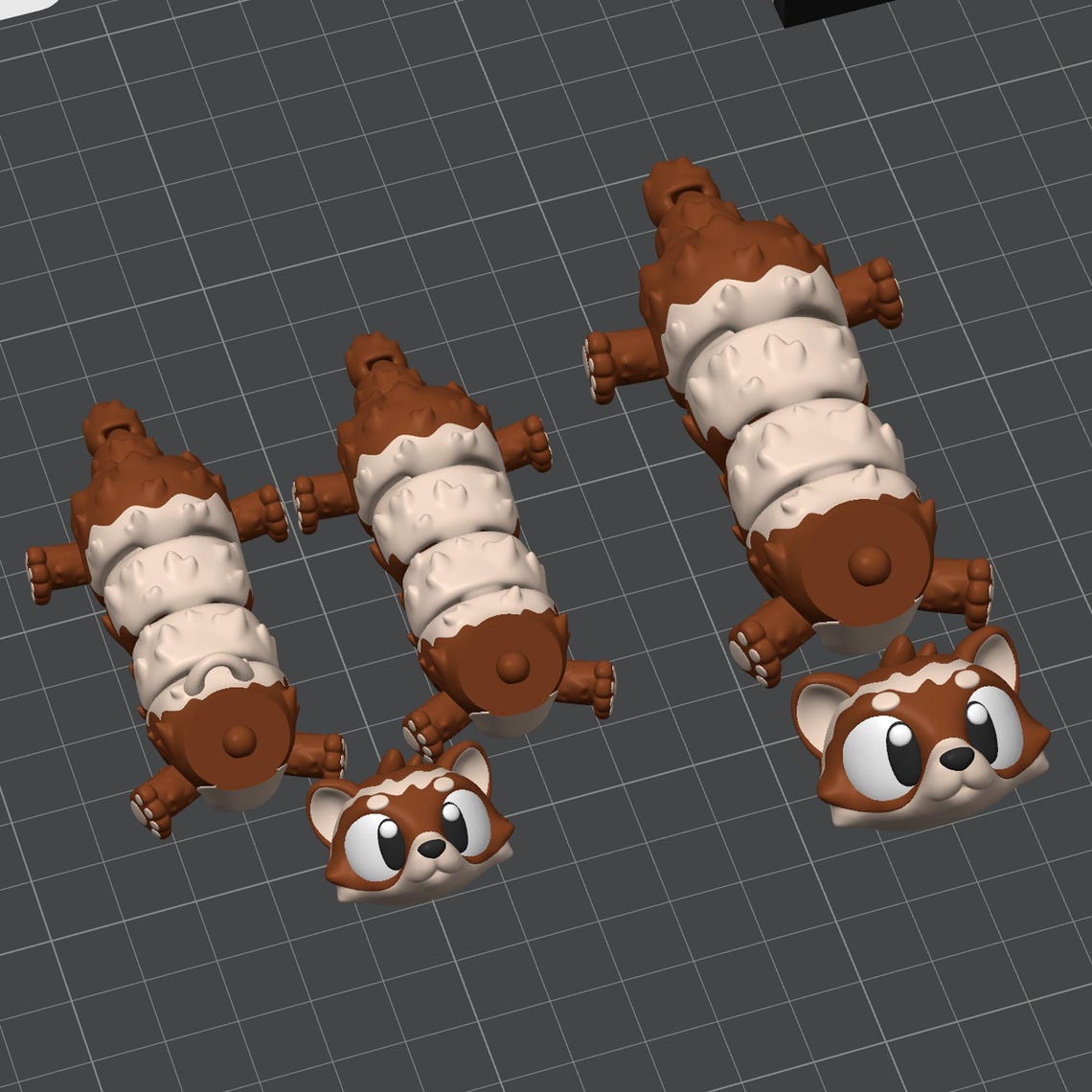 Cute Articulated Ferret 3D Print STL & 3MF File (digital Download) - Etsy