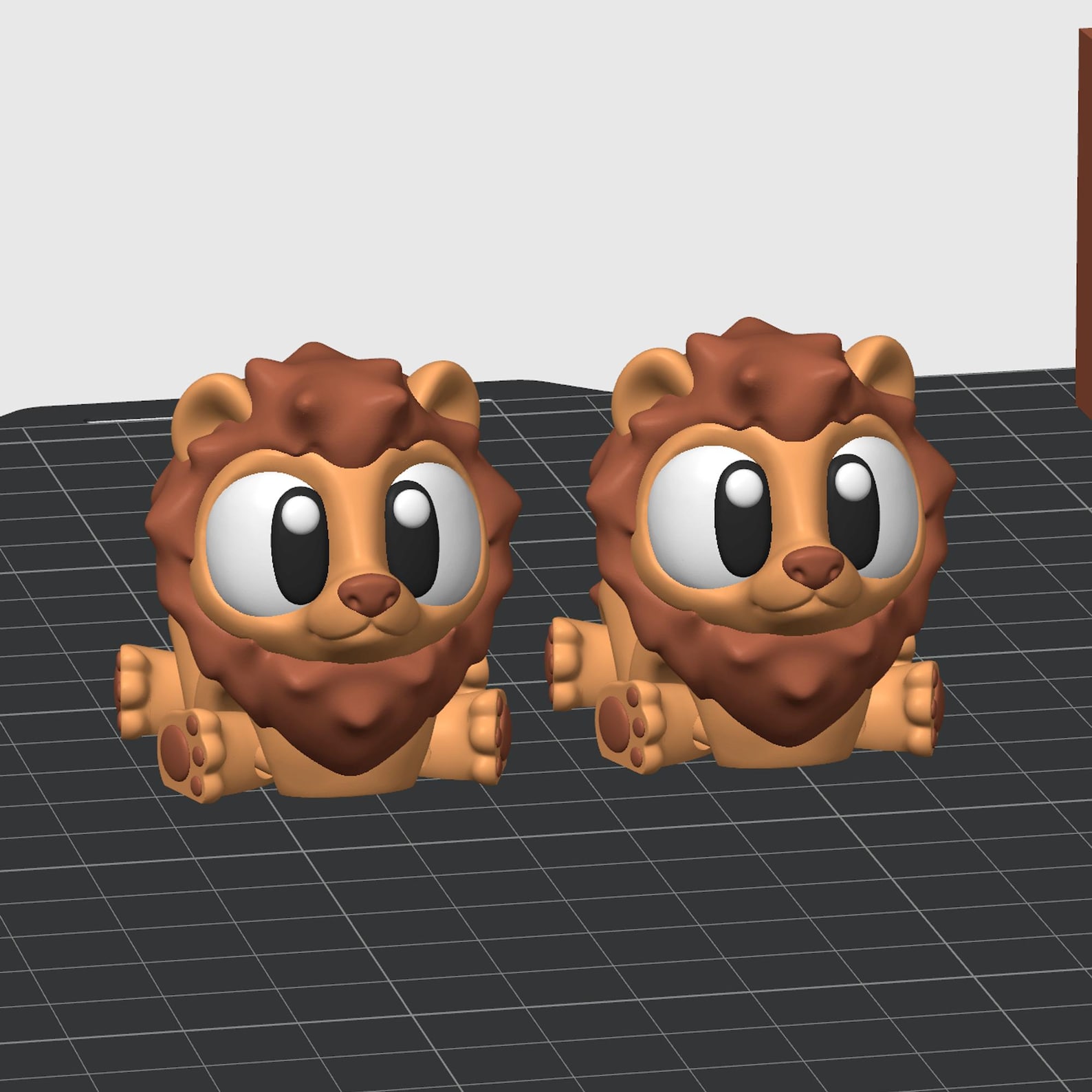 3D Printed Lion Playset: Articulated Flexi Fidget Toy (STL & 3MF File ...