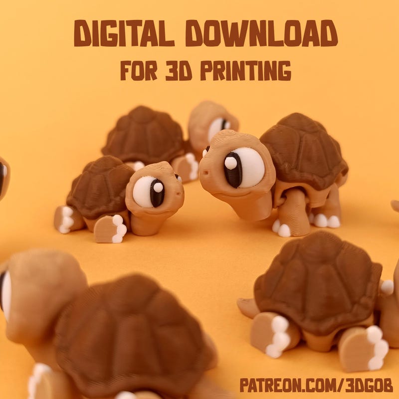 3d Printing Tortoise - Etsy