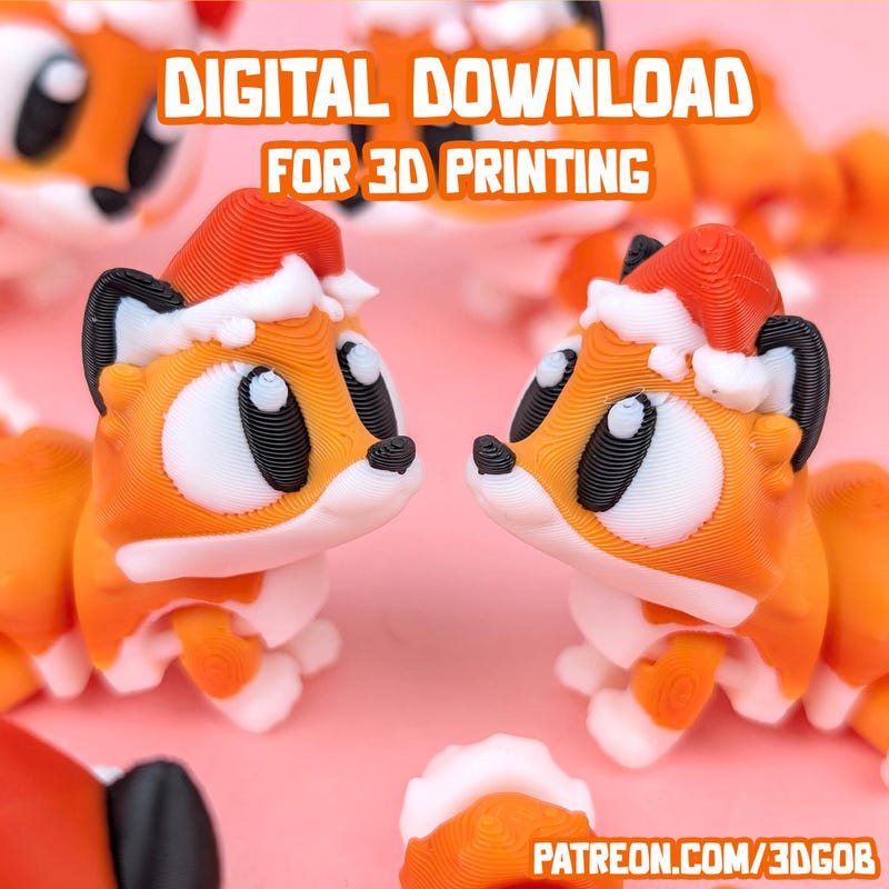 Fox 3d Print Files - Etsy
