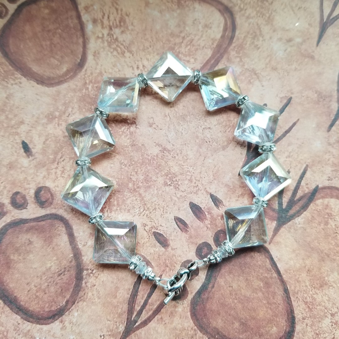 Crystal Toggle Bracelet - Etsy