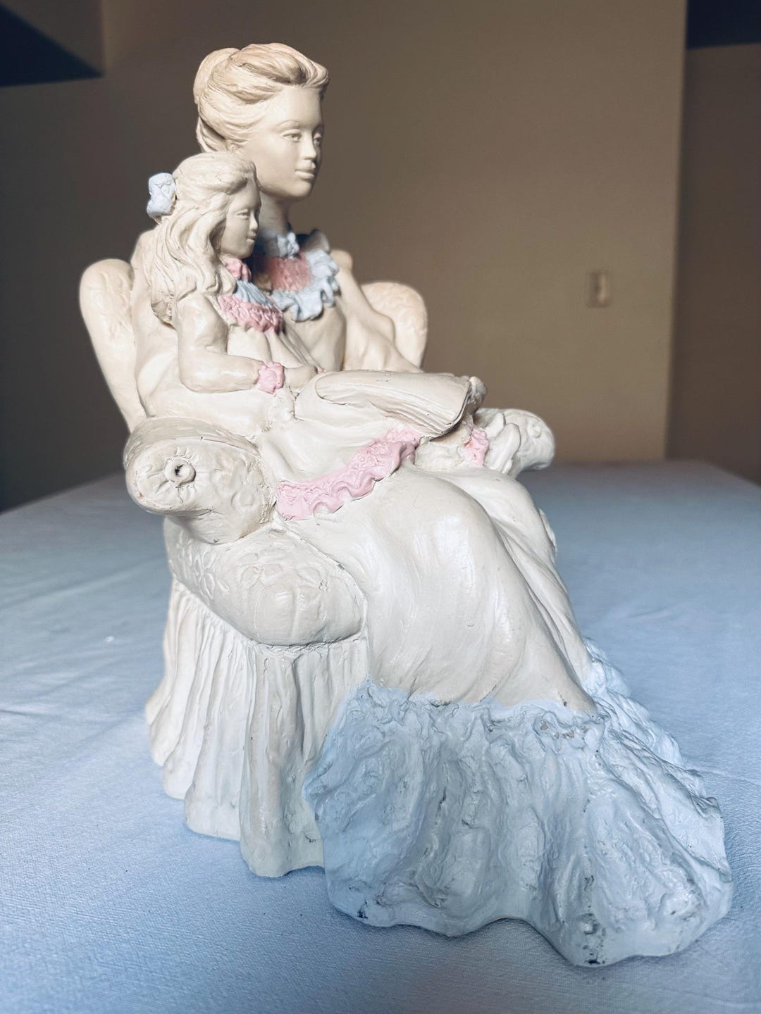Vintage Victorian Mother Daughter Statue Sculpture - Etsy