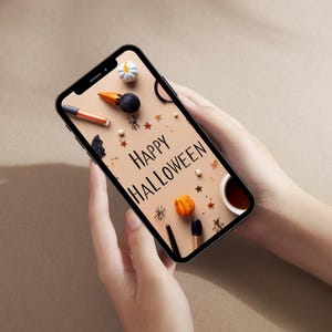 Happy HALLOWEEN WALLPAPER | Spooky iPhone Lock Home Screen Wallpaper ...