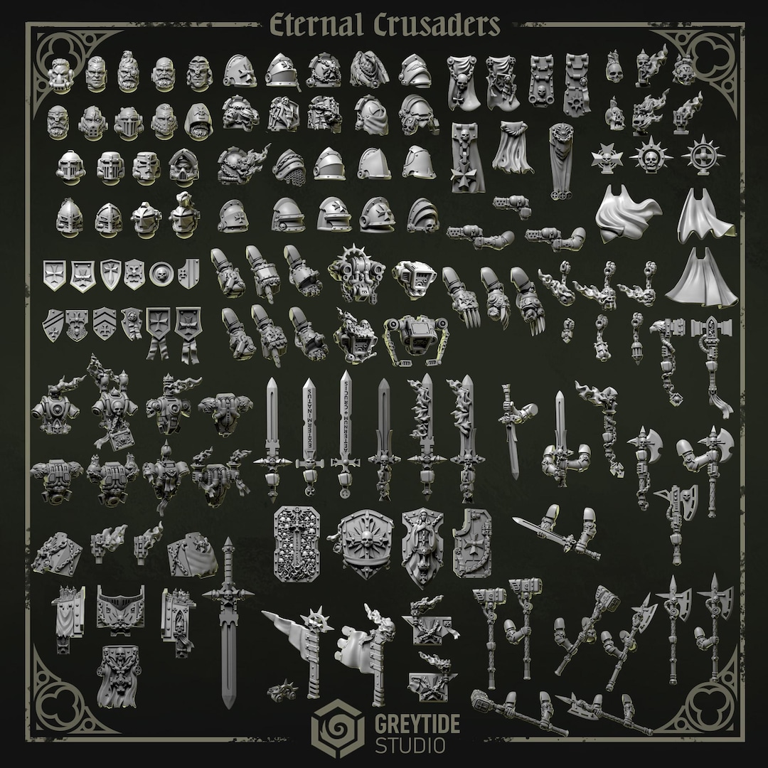 Greytide Studios Eternal Crusaders Full Range Pack - Etsy