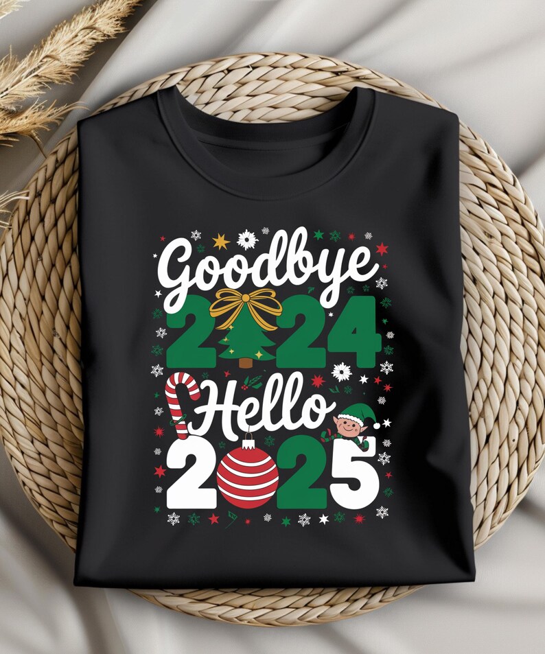 Goodbye 2024, Hello 2025, Happy New Year 2025 Png, New Year Gift 2025 ...